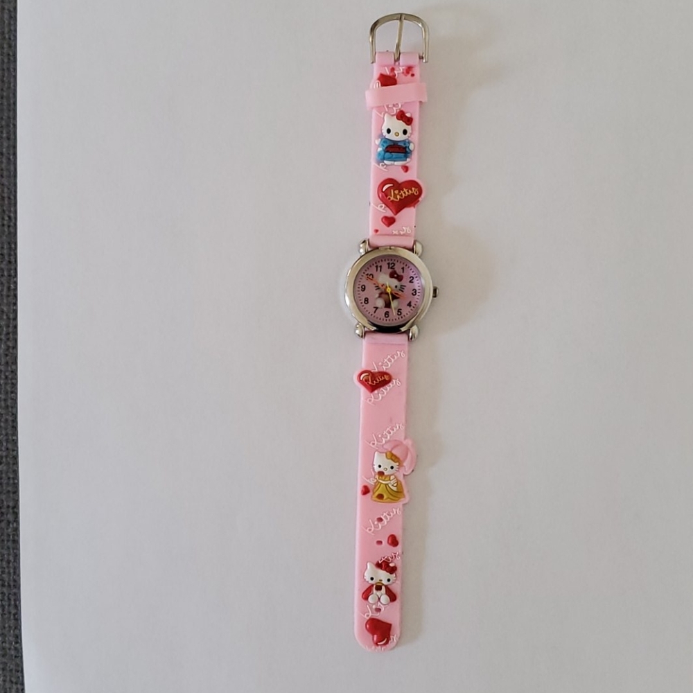 Adorable Vintage Hello Kitty Watch - Gem